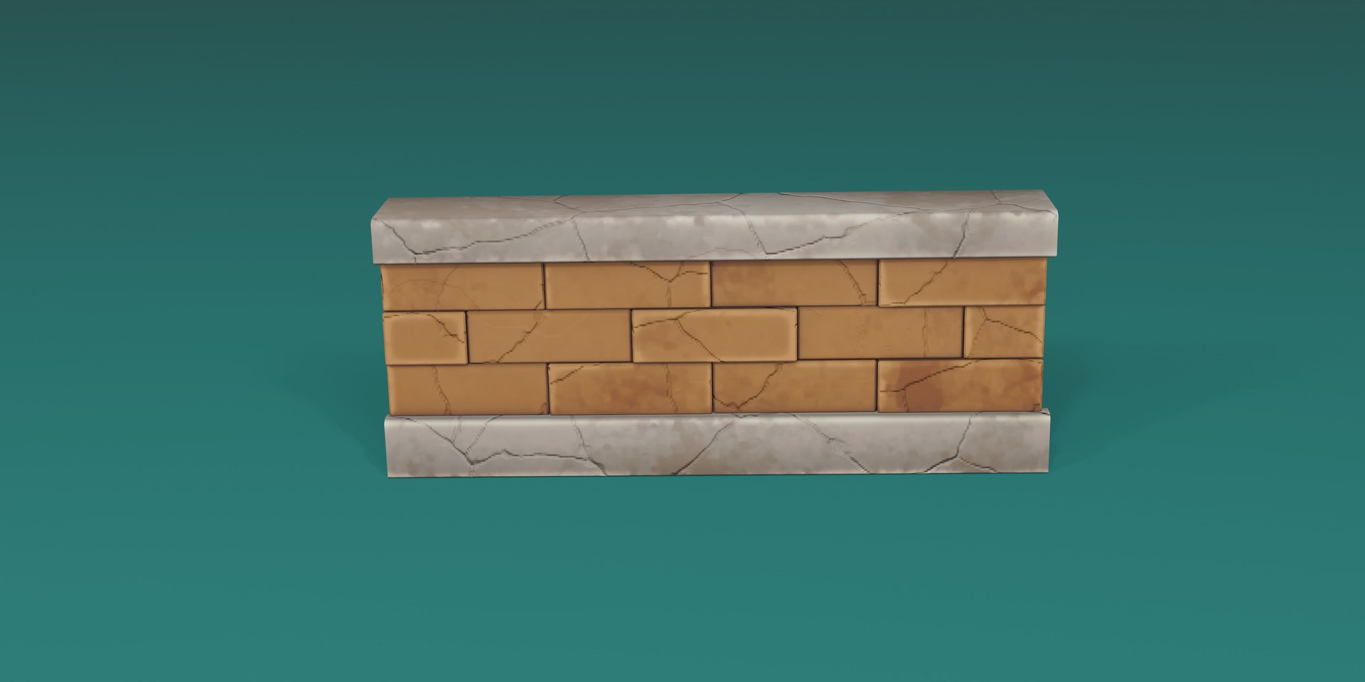 Stylized Low Poly Stone Fence And Gate 3D Model - TurboSquid 2278858