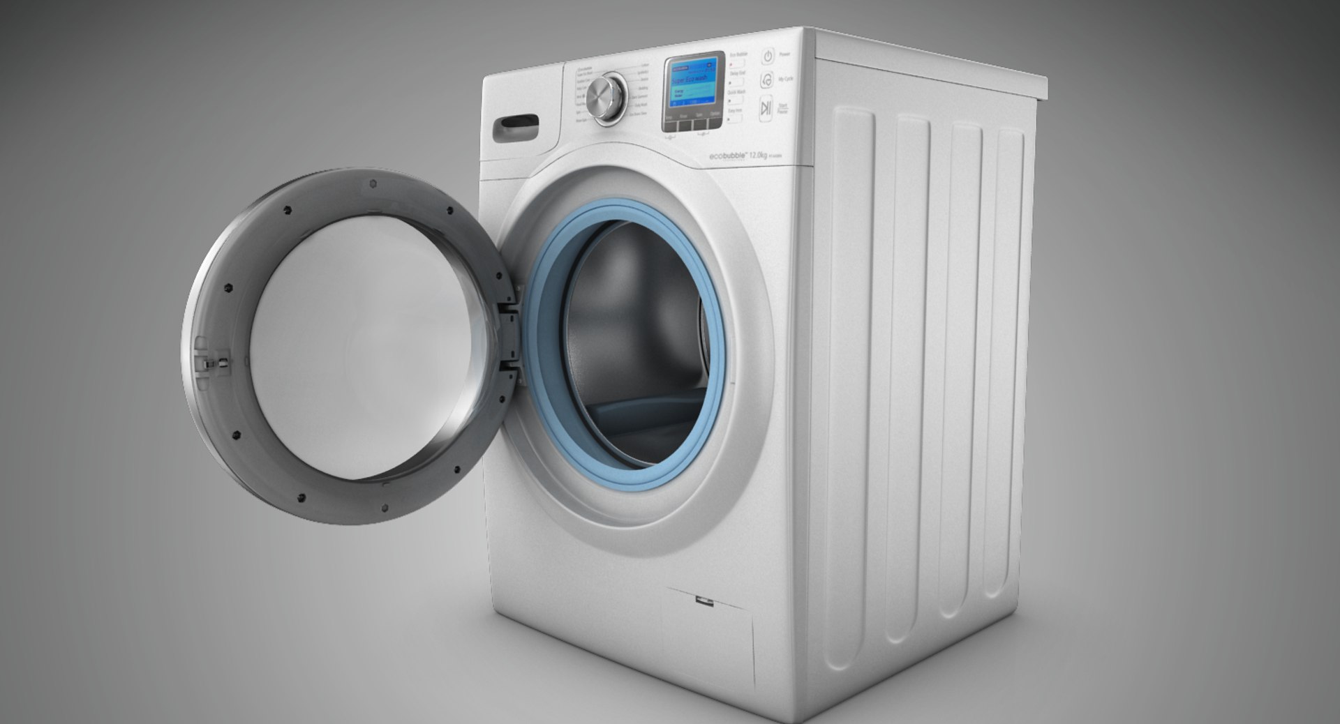 3ds Samsung Ecobubble Washing Machine