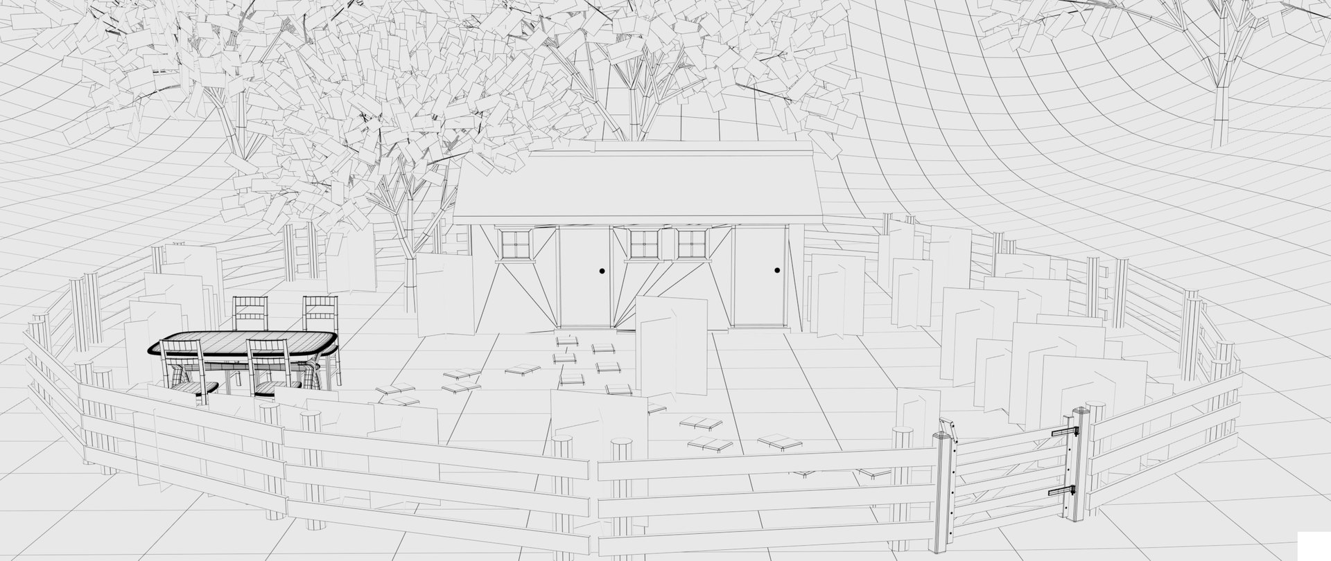 3D Model Small House Scene - TurboSquid 1427668