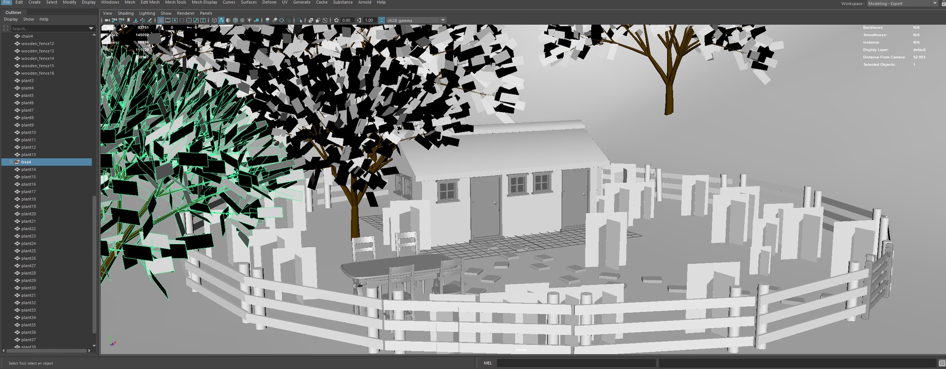 3D model small house scene - TurboSquid 1427668