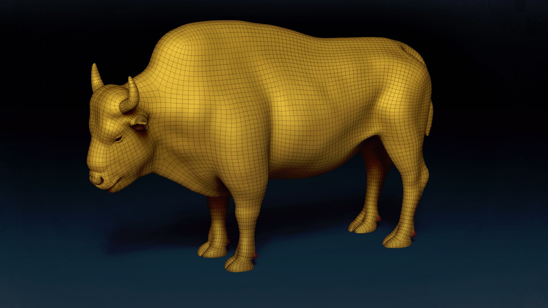 3D American Bison Base Mesh 3D Model - TurboSquid 1823499
