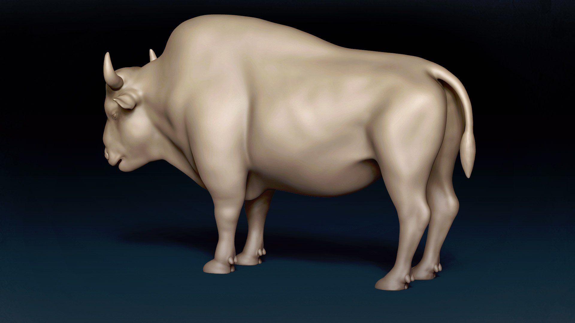 3D American Bison Base Mesh 3D Model - TurboSquid 1823499