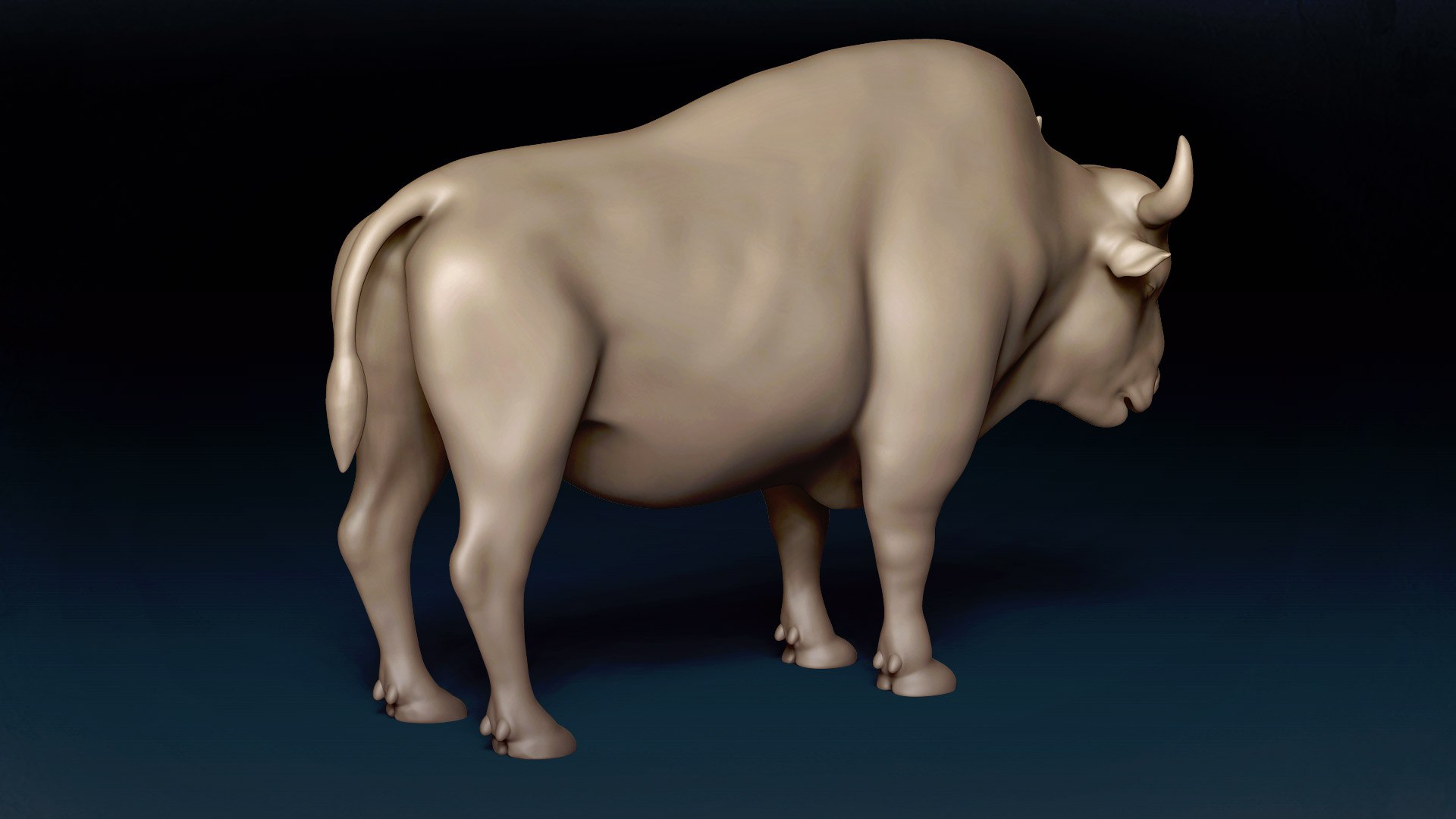 3D American Bison Base Mesh 3D Model - TurboSquid 1823499