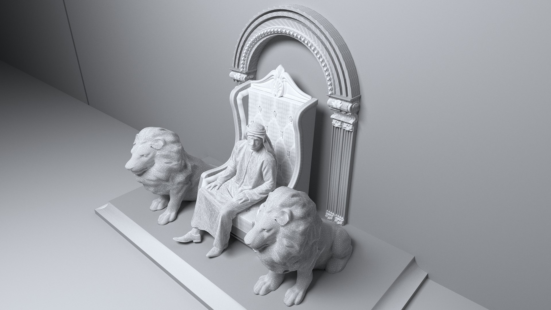 Arap Sultan 3 - 4K 3D - TurboSquid 2370778