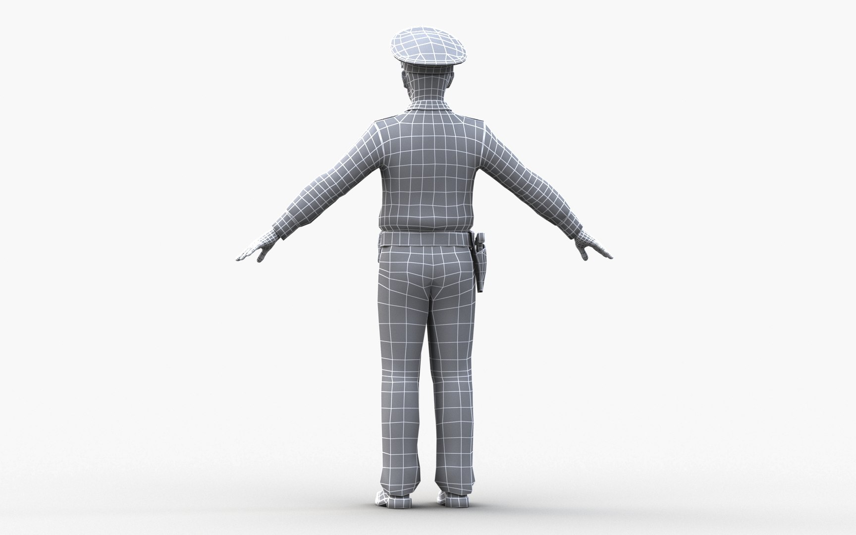 3D Character Police Officer 0001 Model - TurboSquid 1570881