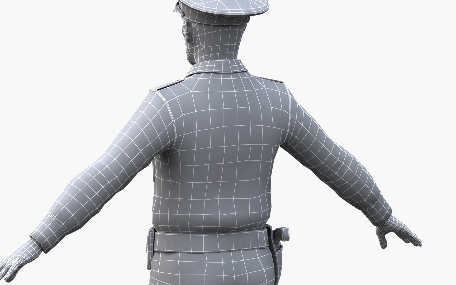 3D Character Police Officer 0001 Model - TurboSquid 1570881