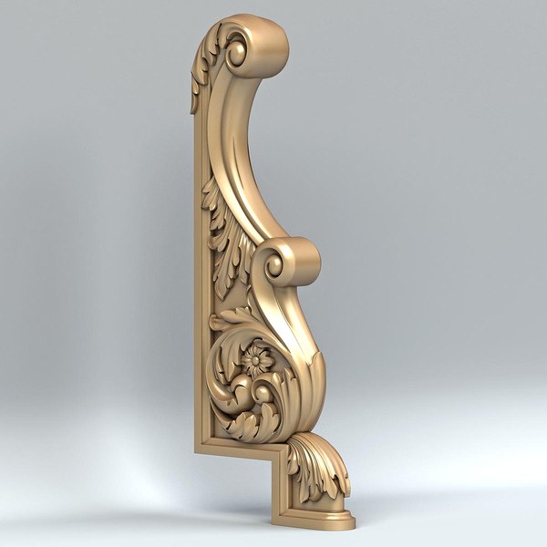 3d newel post model