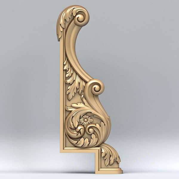 3d newel post model