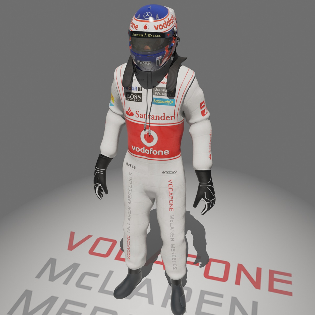 3d model formula jenson button