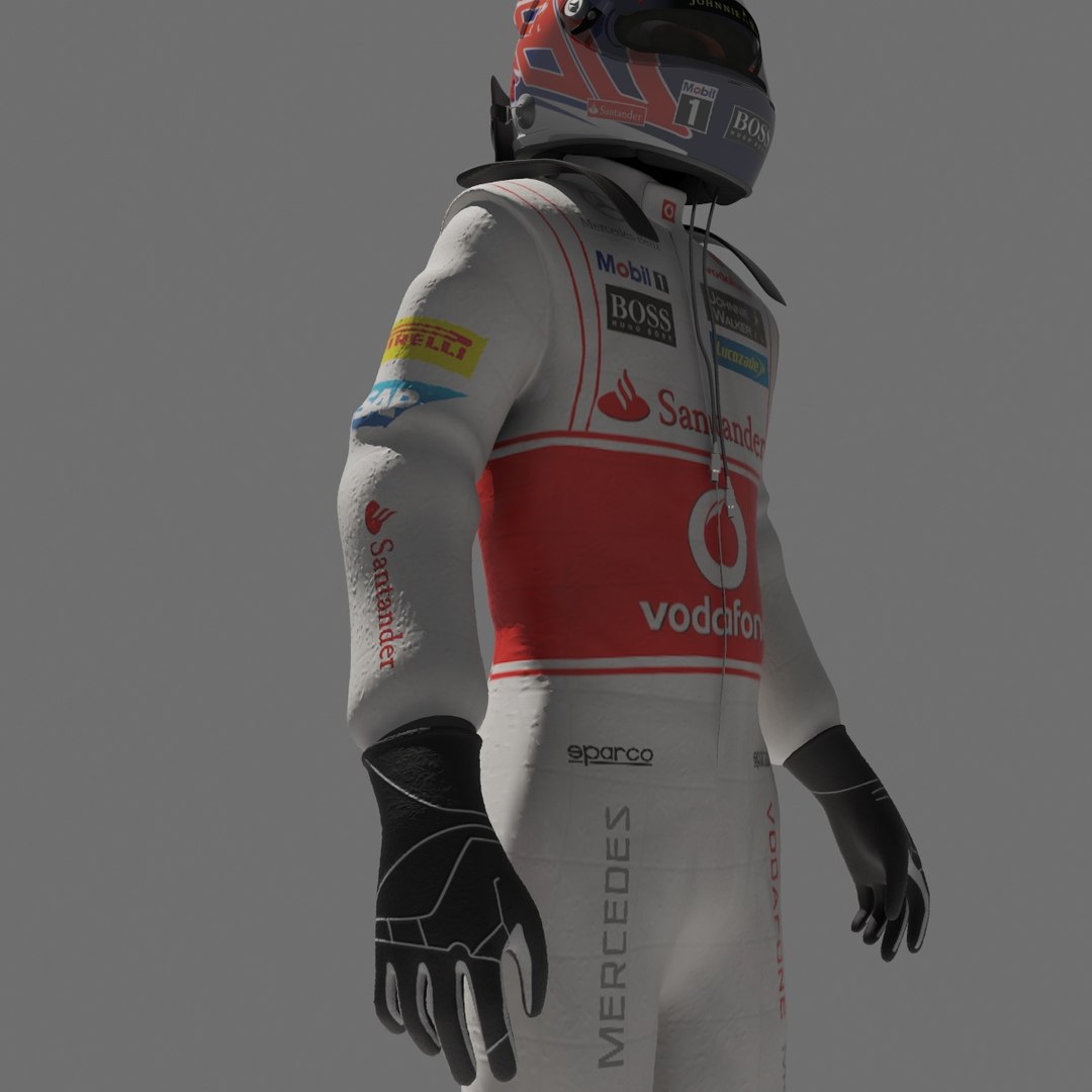 3d model formula jenson button