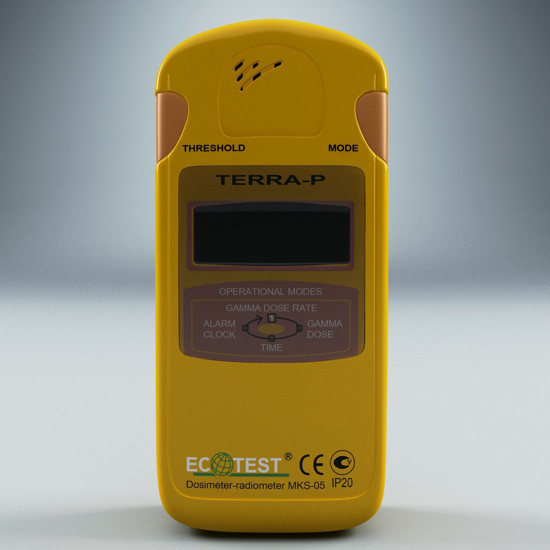 Radiation Detector Dosimeter Terra-p 3d Model