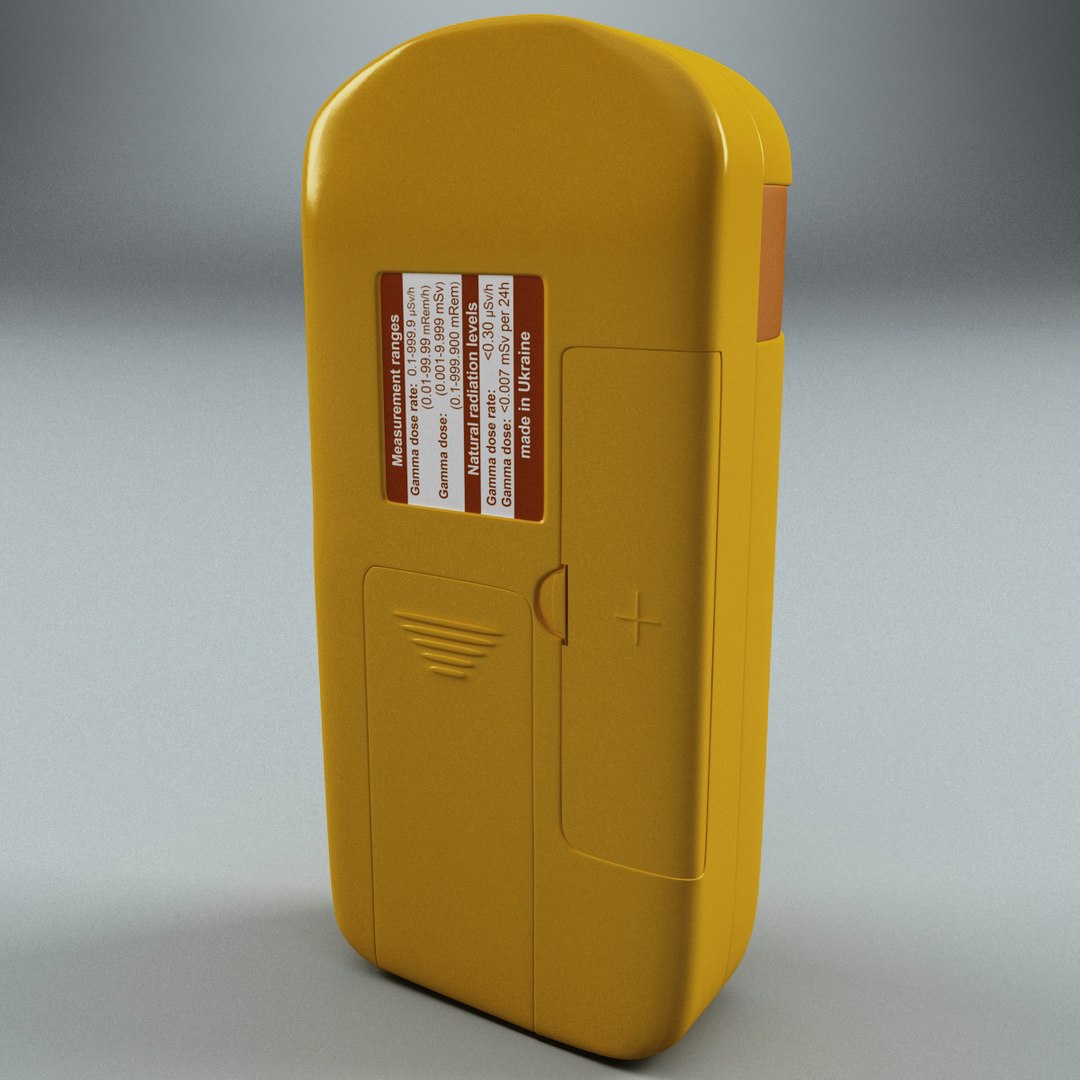 Radiation Detector Dosimeter Terra-p 3d Model