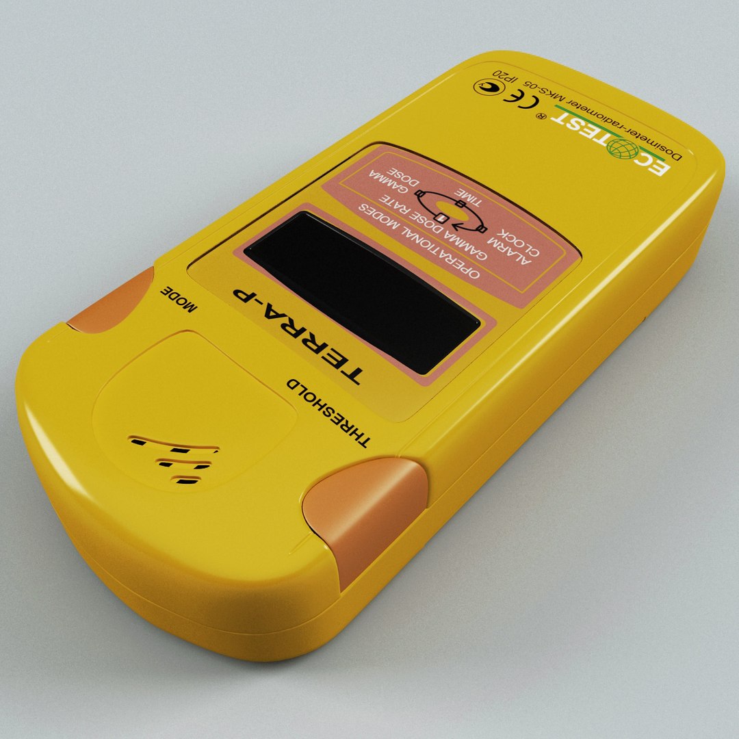 Radiation Detector Dosimeter Terra-p 3d Model