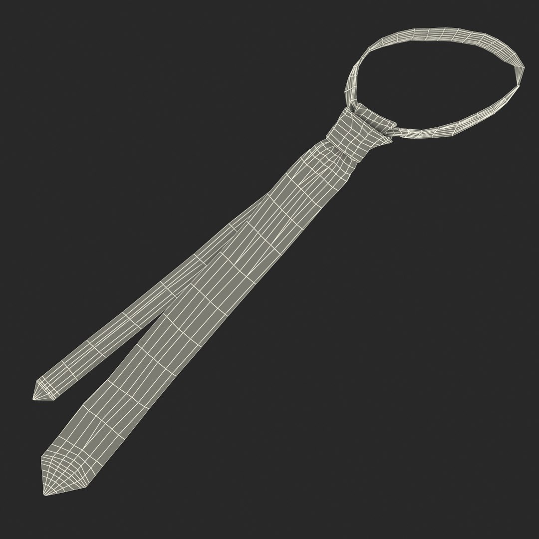 3d Model Of Tie 6 Modeled