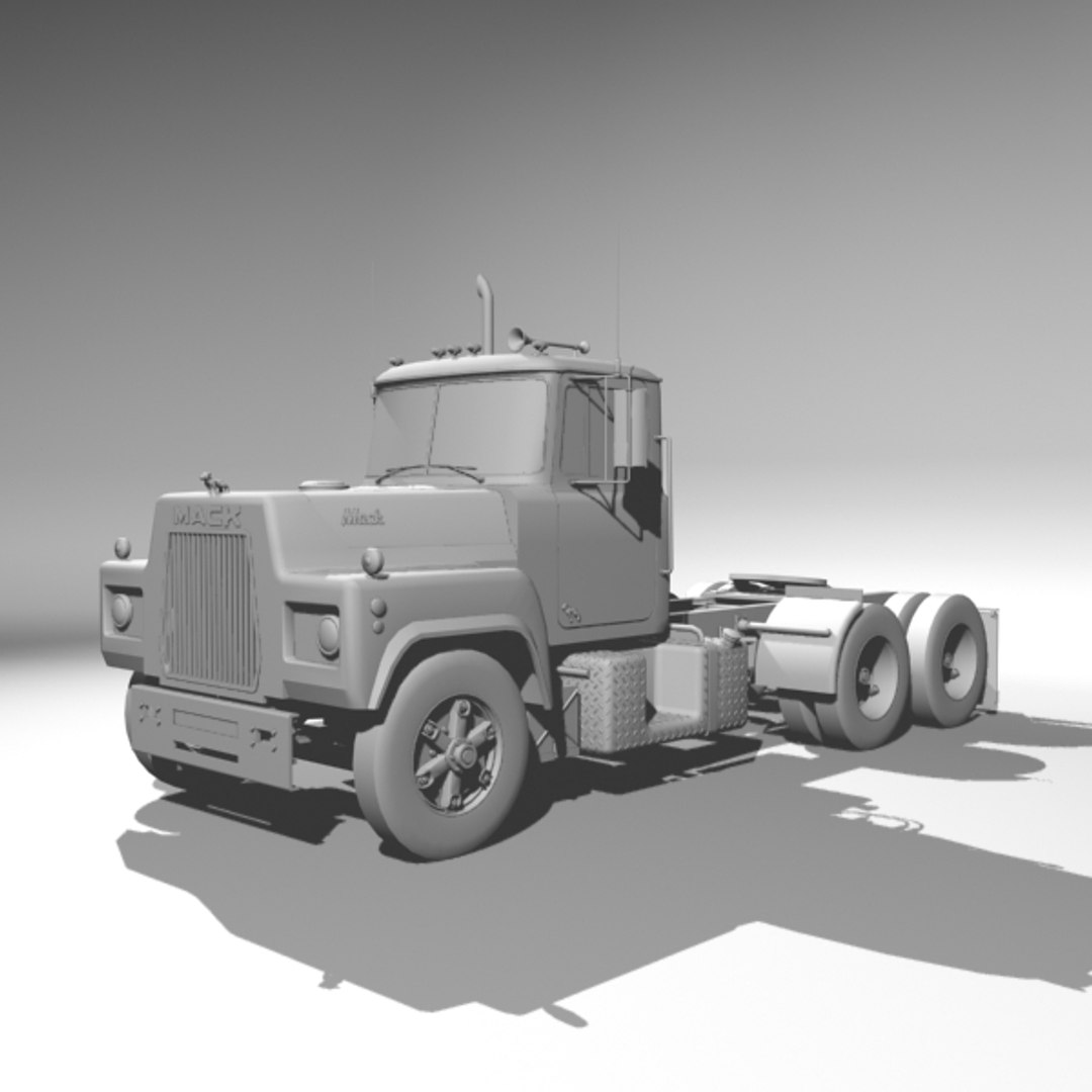 3d R600 Semi Truck Model