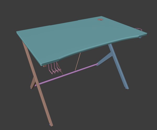 Gamer table 3D model - TurboSquid 1631004