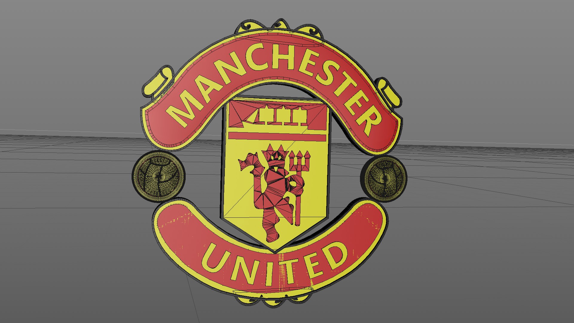 Football Shield 3D Model - TurboSquid 2228412