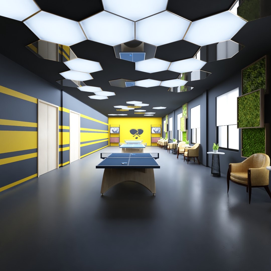 modelo 3d Table Tennis Room - TurboSquid 1985185