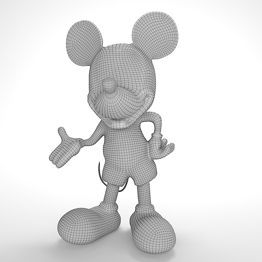 3D Mickey Mouse - TurboSquid 1514474