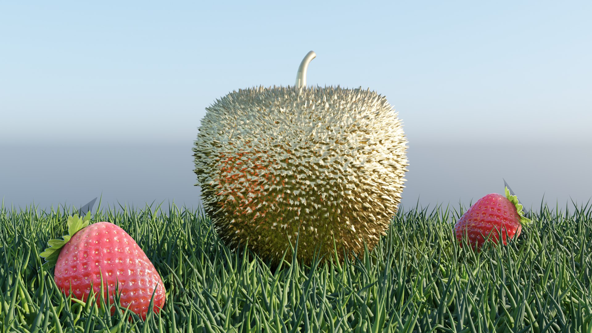 Golden Apple 3D Model - TurboSquid 1904979