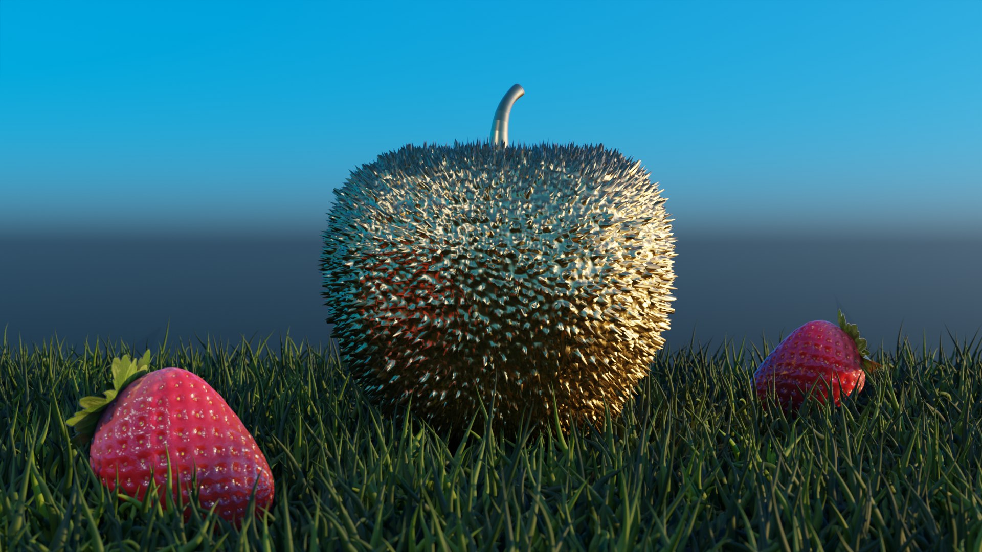 Golden Apple 3D Model - TurboSquid 1904979