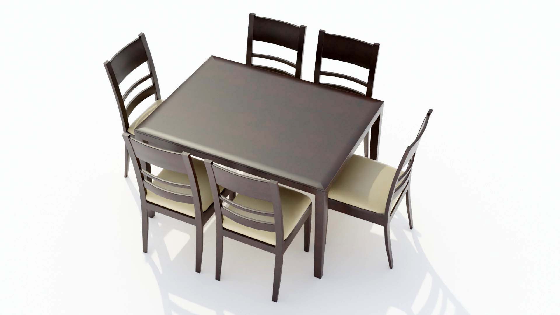 3d Dining Set Model