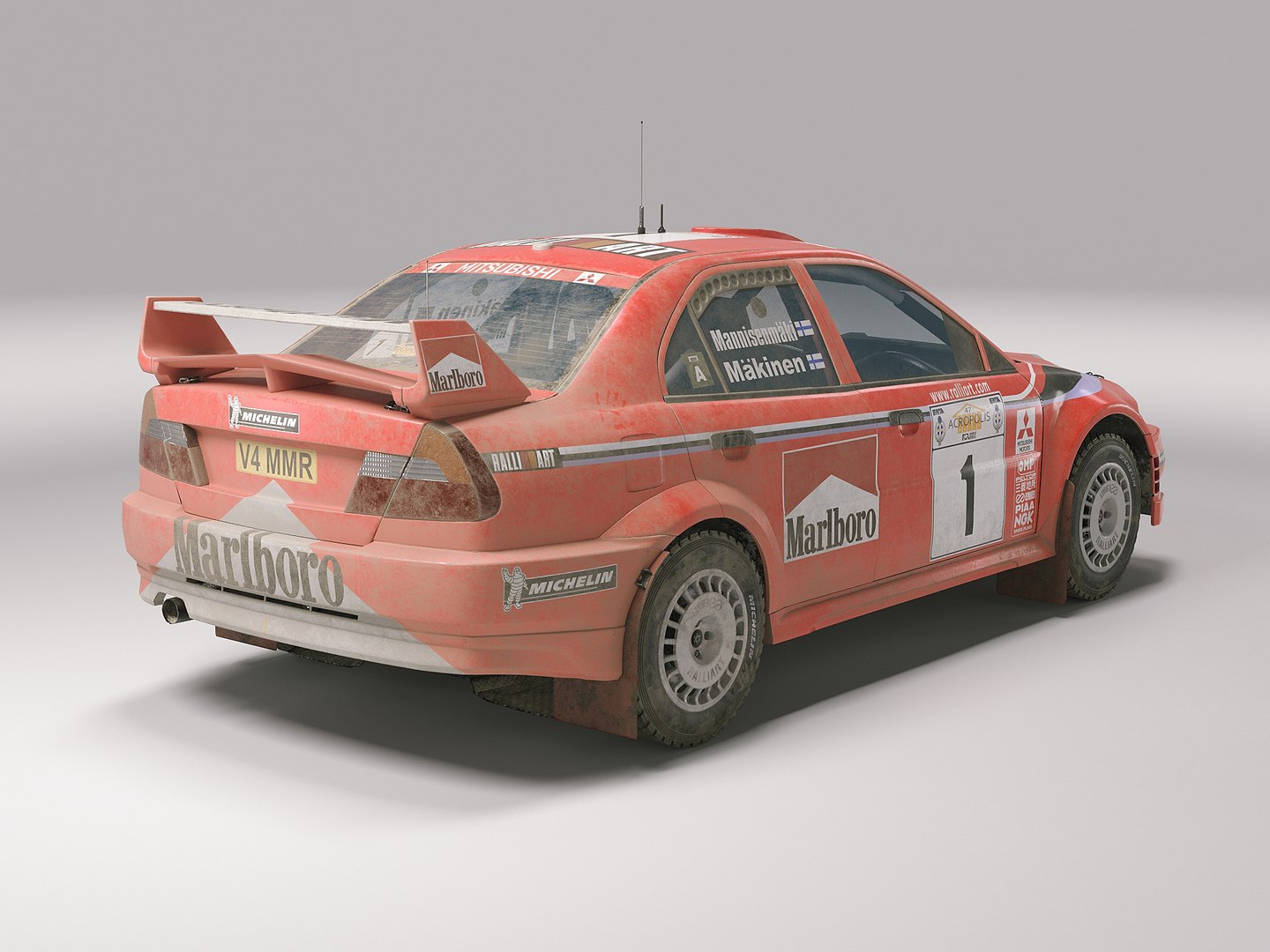 Mitsubishi Lancer Evo IV WRC 2000 3D Model - TurboSquid 2109249