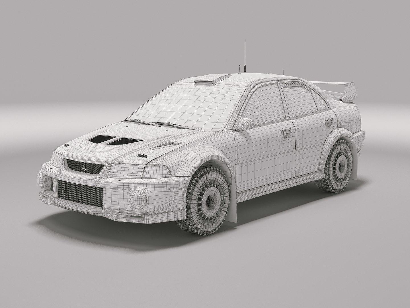 Mitsubishi Lancer Evo IV WRC 2000 3D Model - TurboSquid 2109249