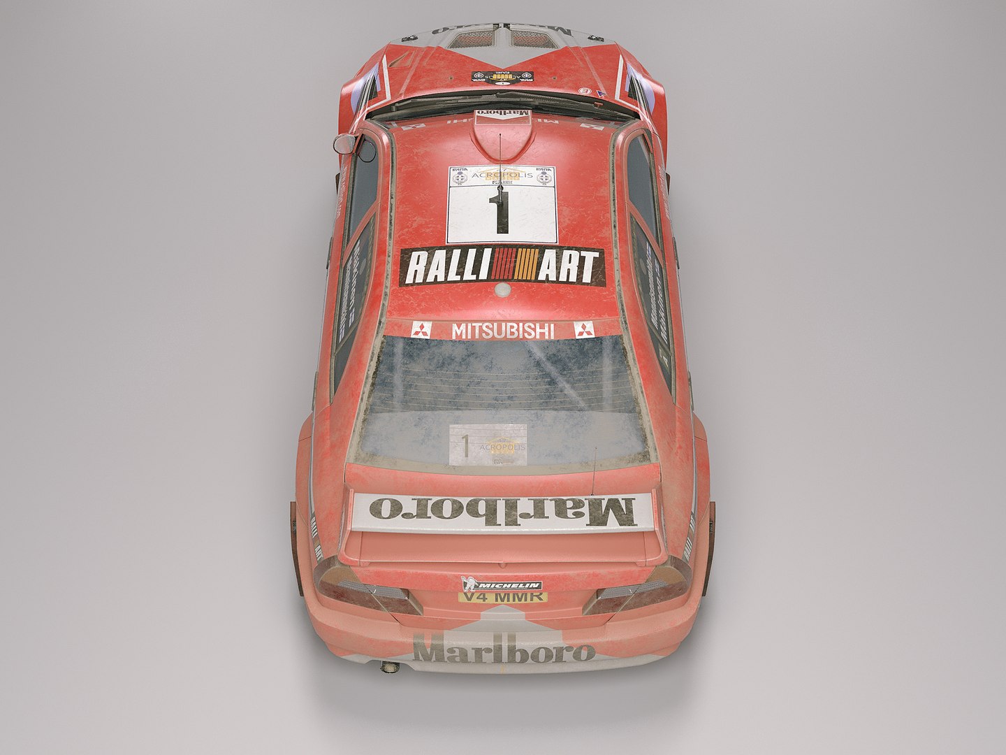 Mitsubishi Lancer Evo IV WRC 2000 3D Model - TurboSquid 2109249