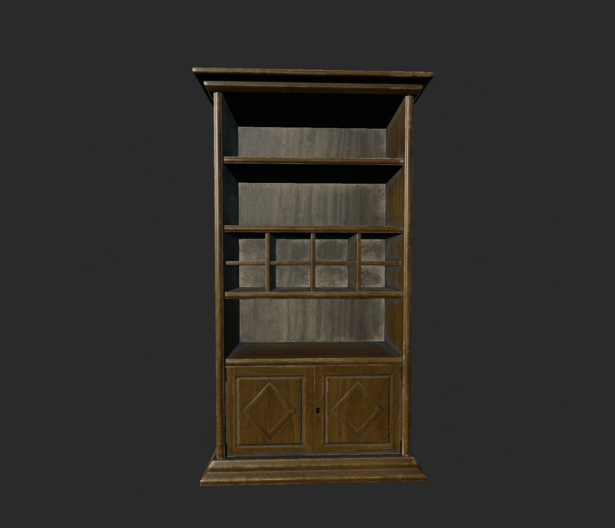 Simple bookcase 3D model - TurboSquid 1560269