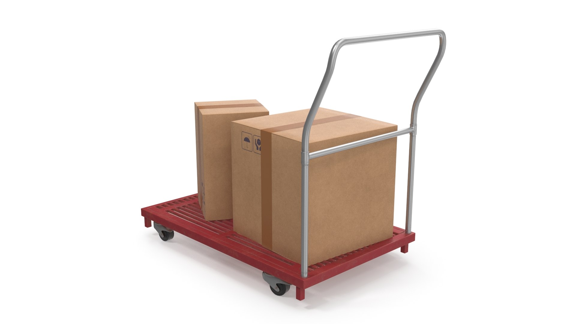 3D Industrial Cart - TurboSquid 1470008