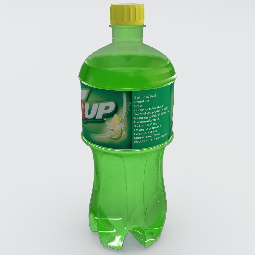 3d model 7 bottle