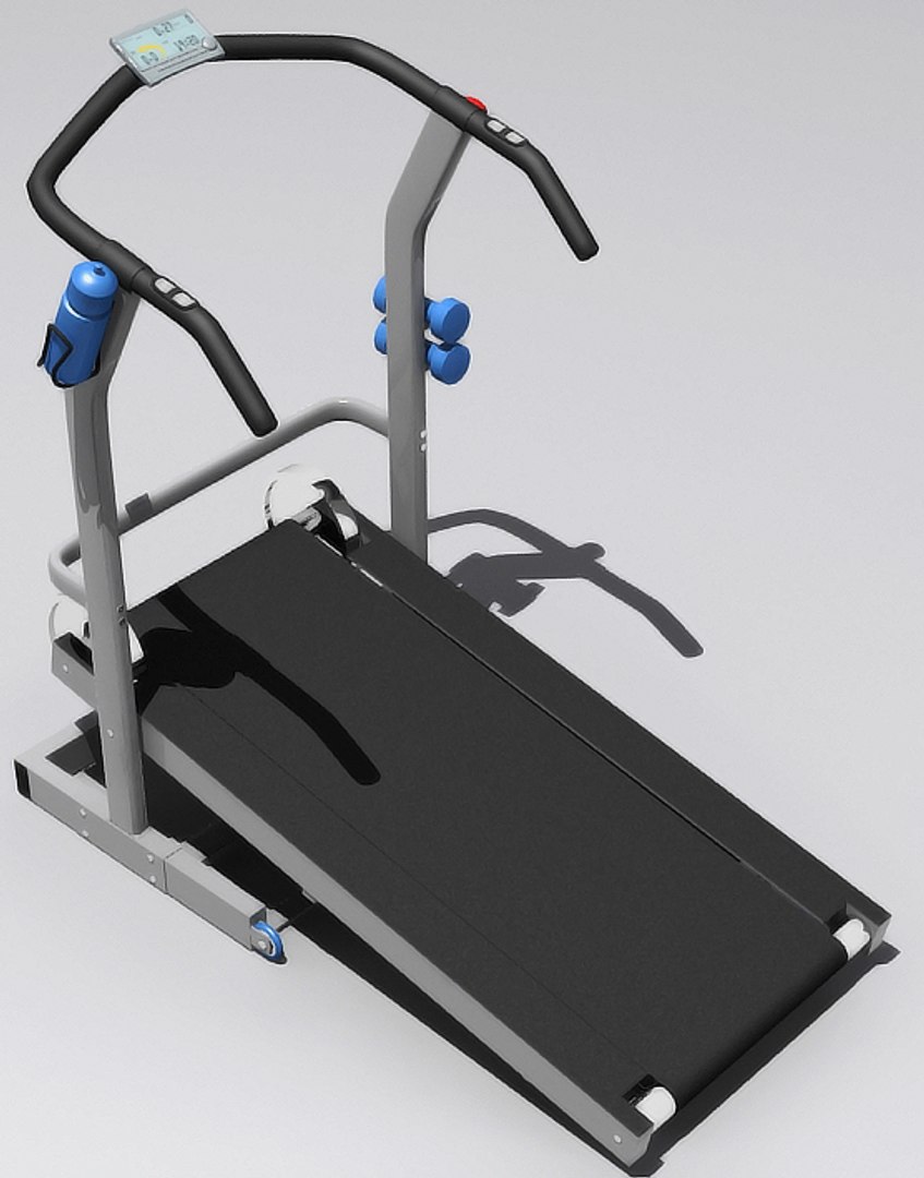 Treadmill Workout 3d Model