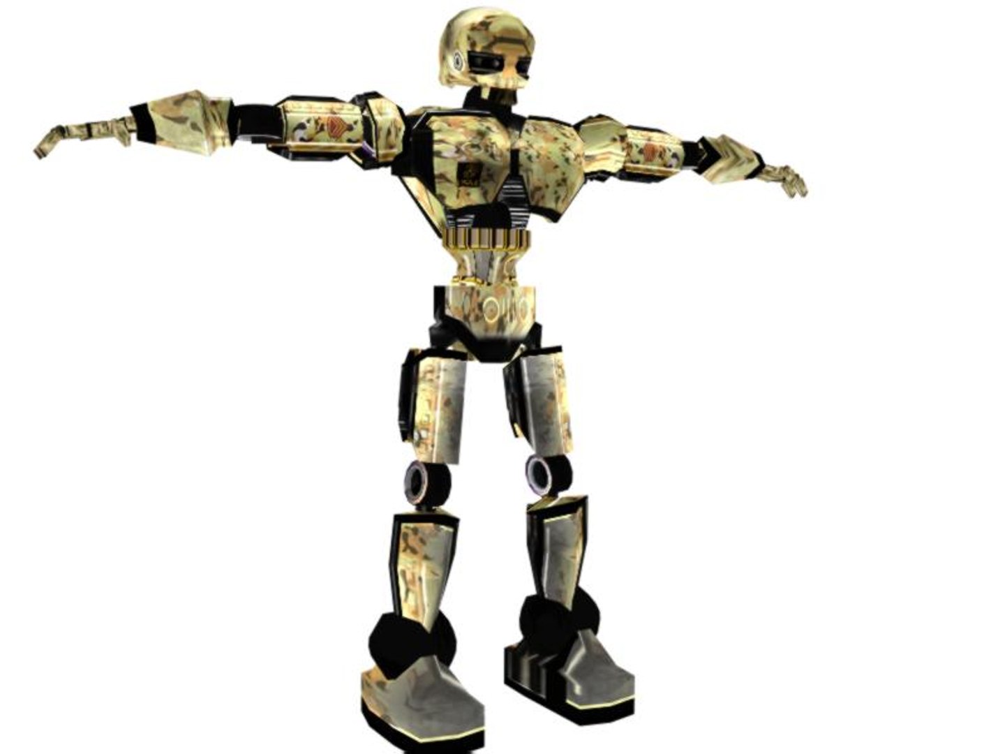 3d Proto Droid Characters Model