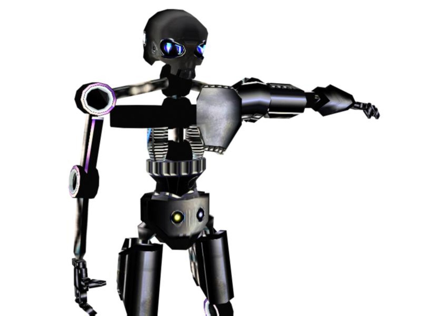 3d Proto Droid Characters Model