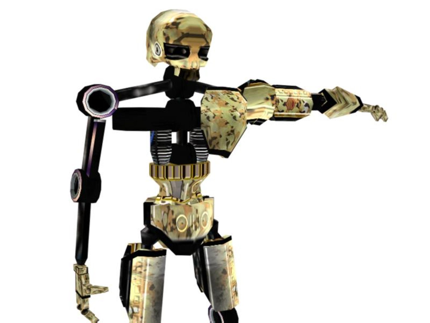3d Proto Droid Characters Model