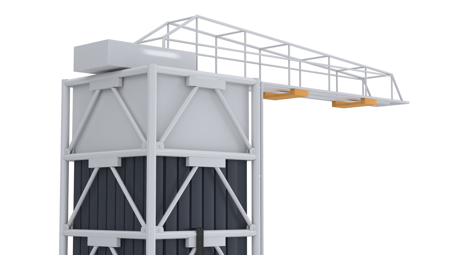 3D Model Launch Pad With Missile Crawler Transporter - TurboSquid 2324536