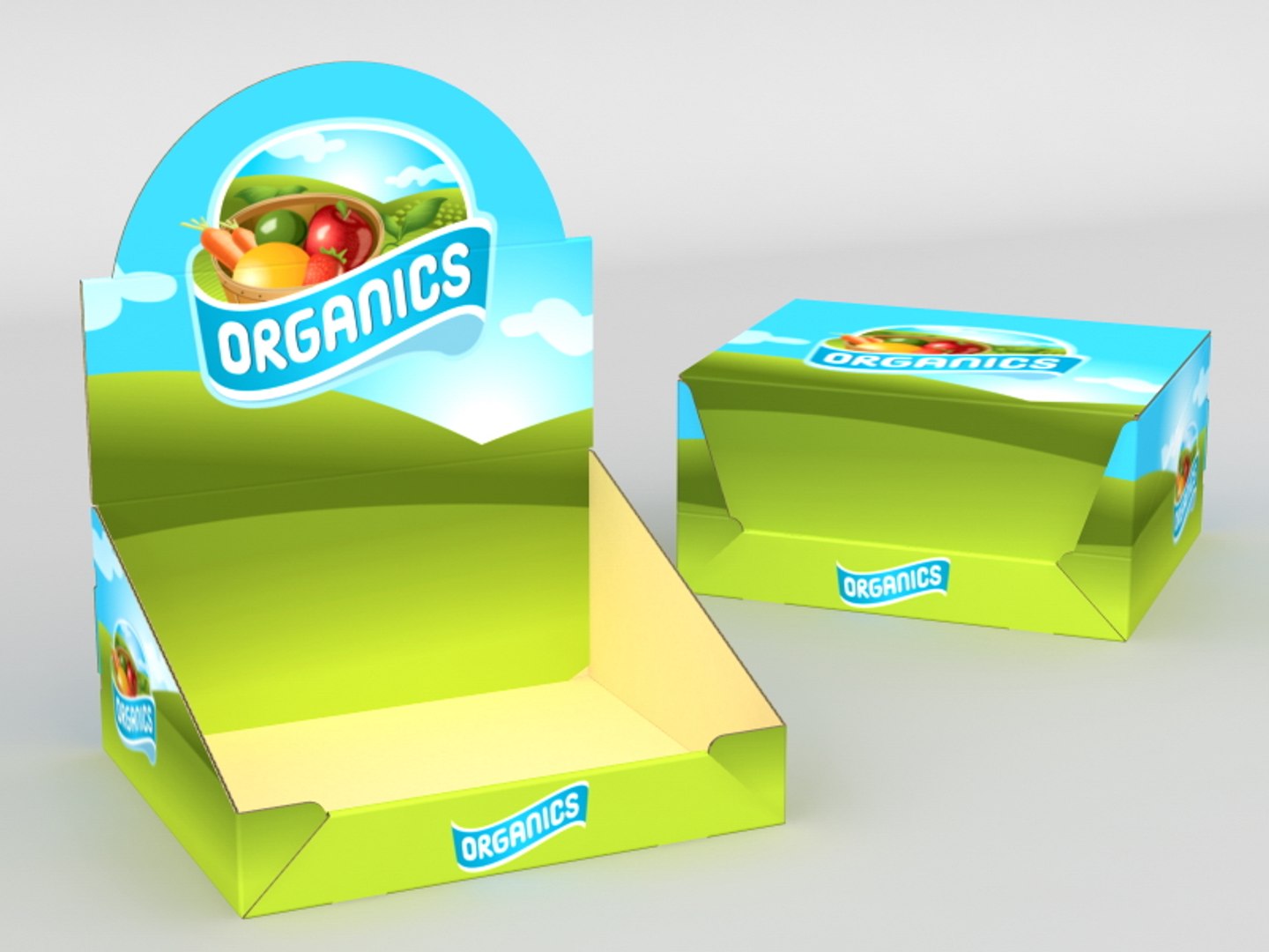 Counter Display Product 3d Model