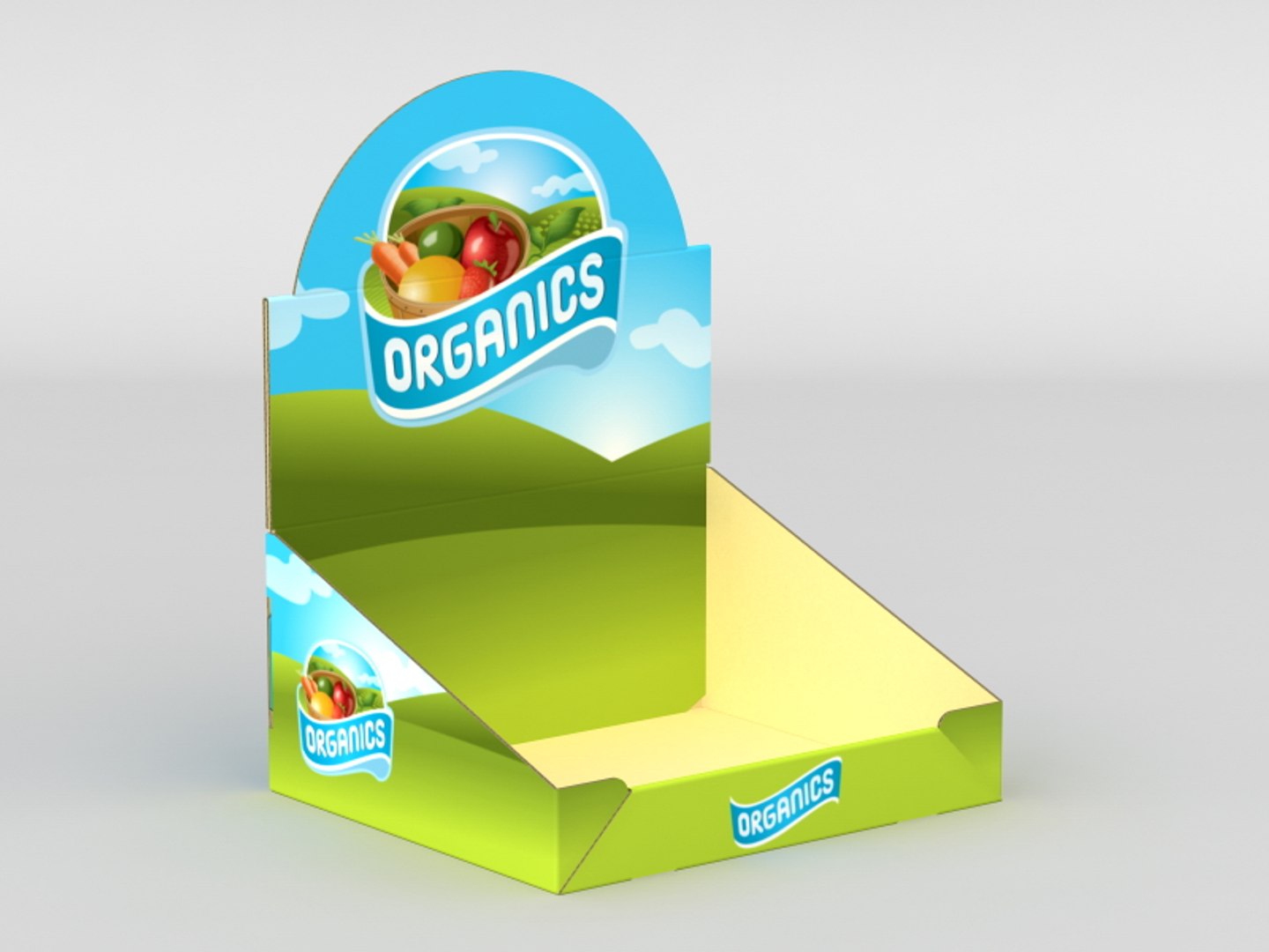 Counter Display Product 3d Model