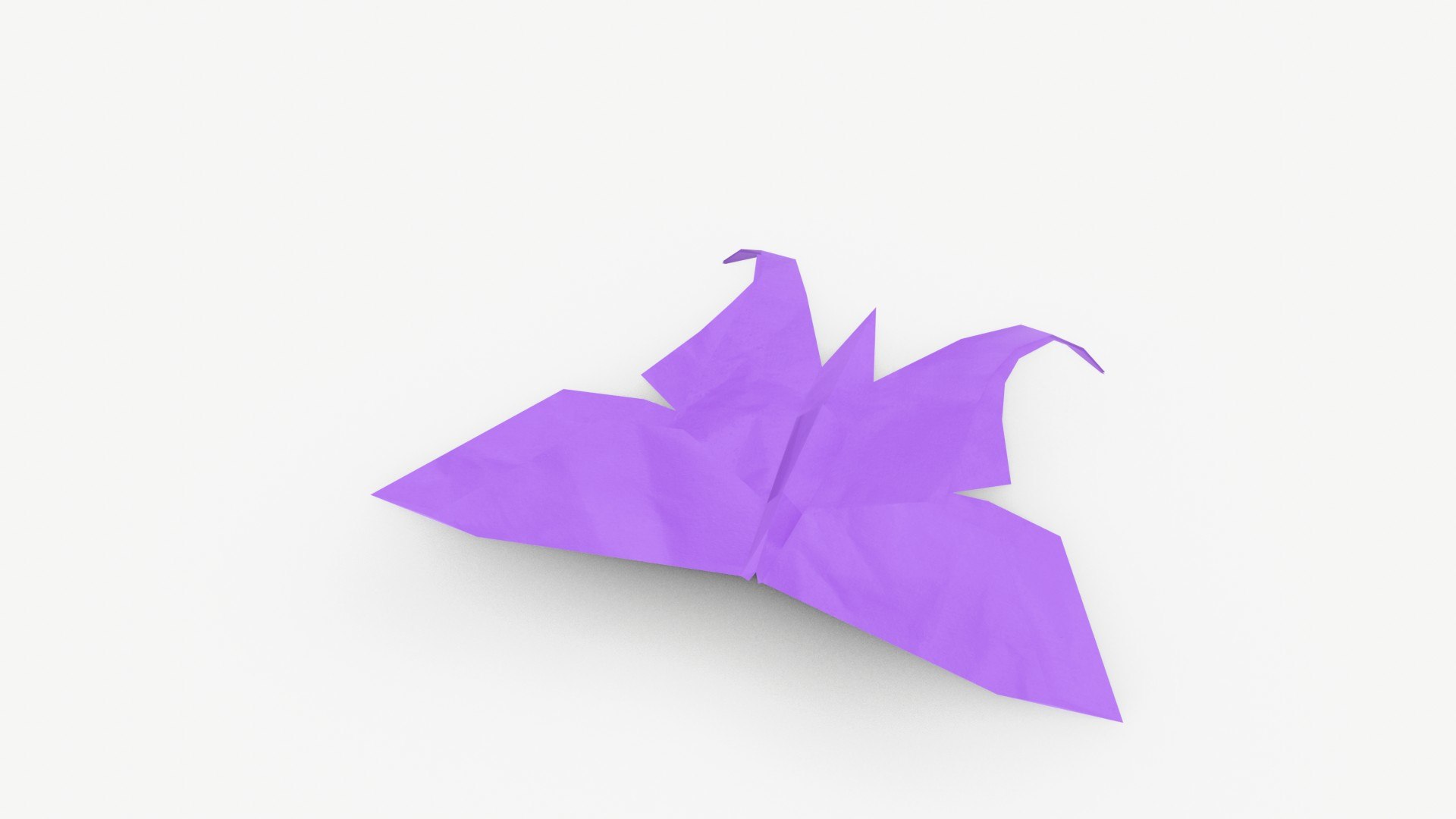3D Model Origami Butterfly - TurboSquid 2338635