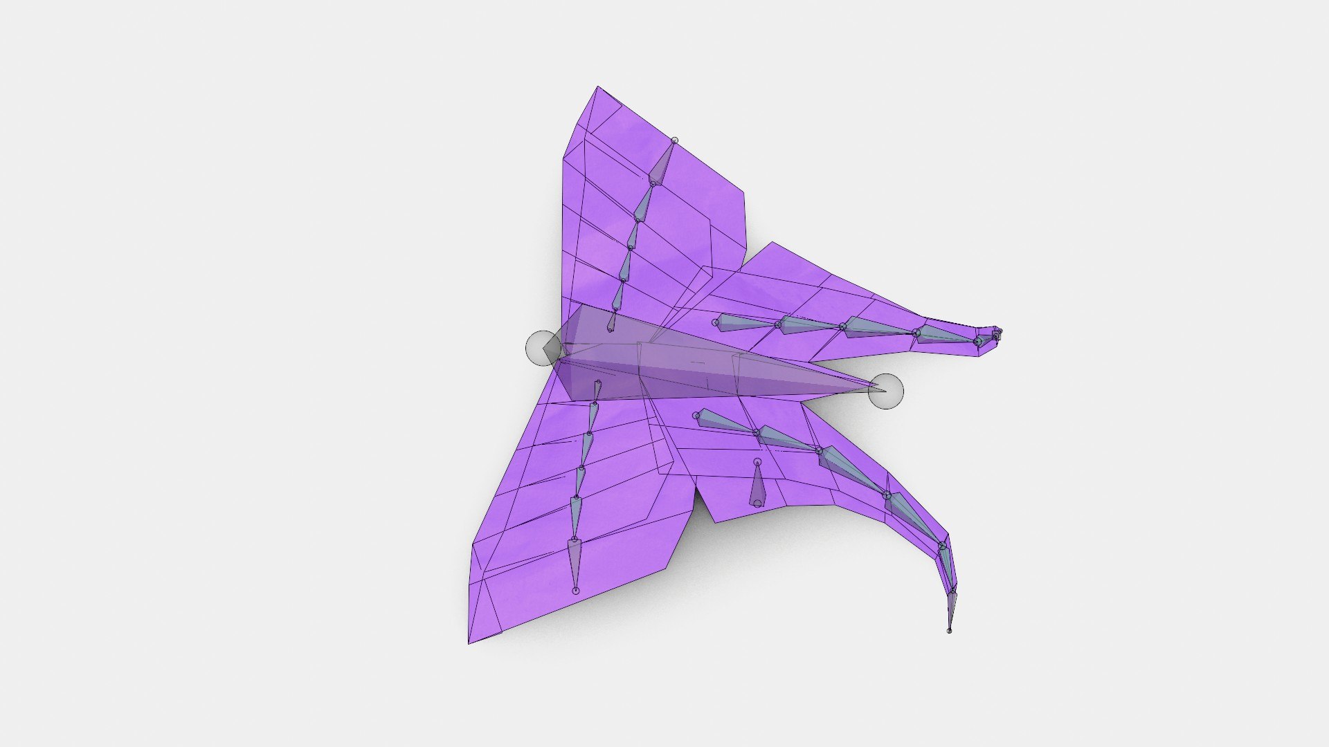 3D Model Origami Butterfly - TurboSquid 2338635