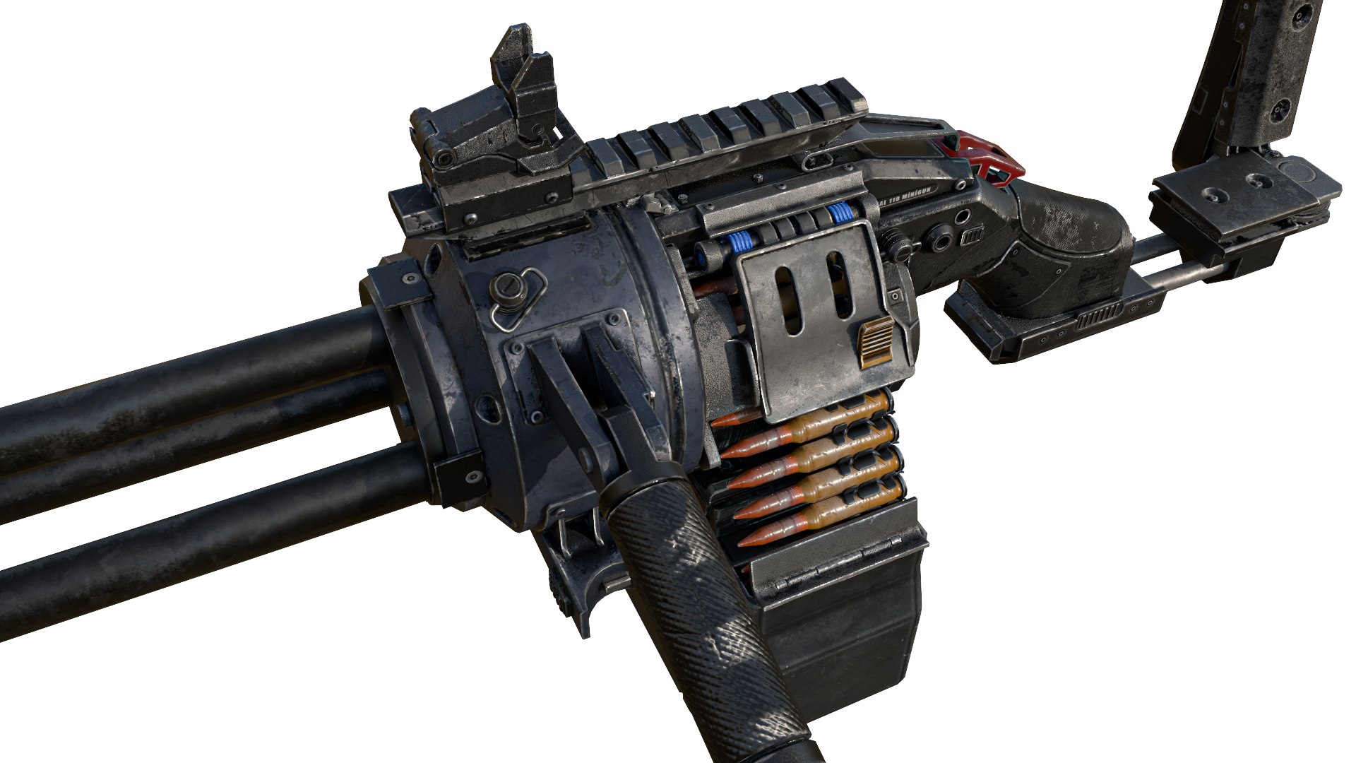 3D KAL110minigun - TurboSquid 1878477