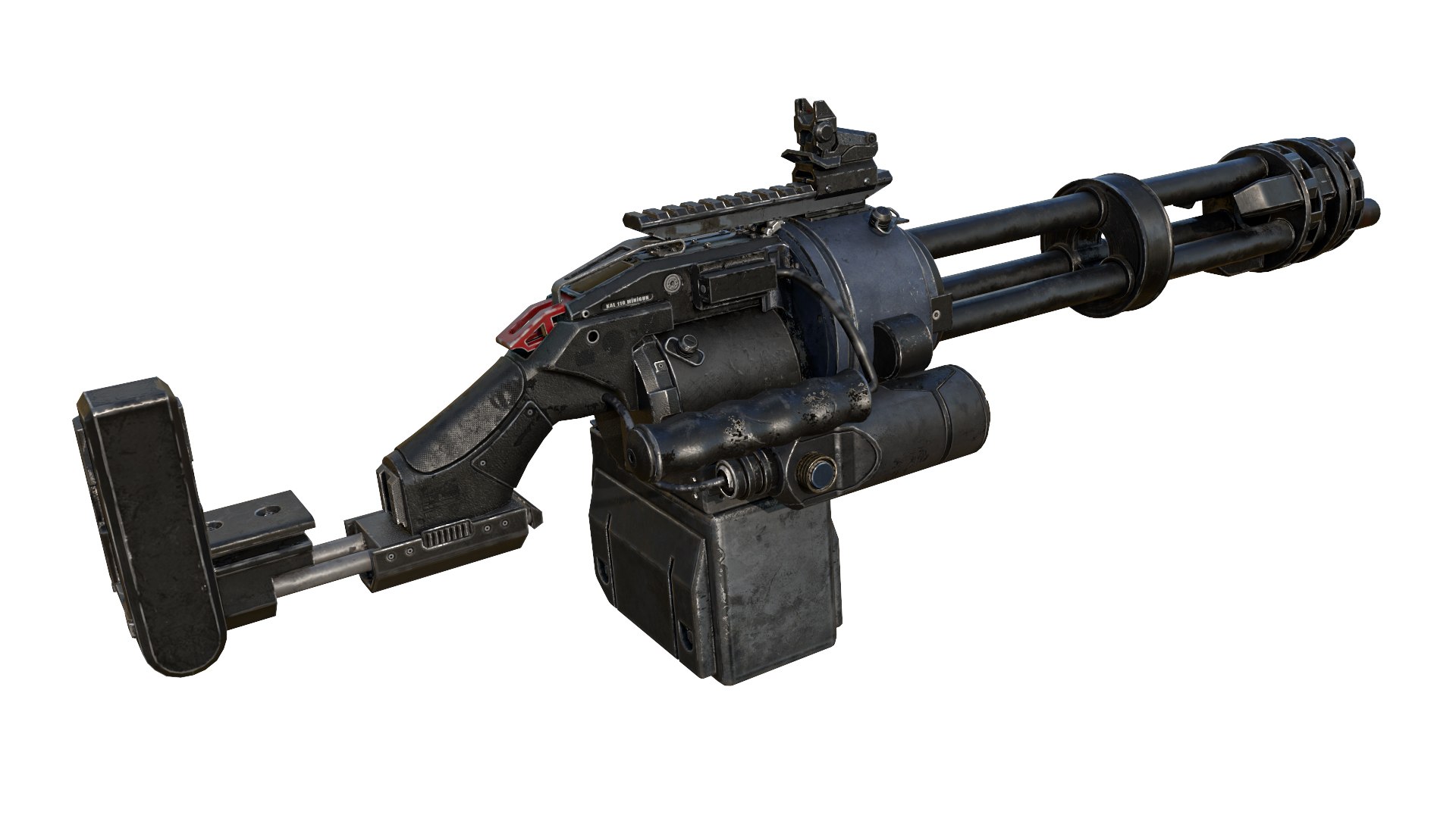 3D KAL110minigun - TurboSquid 1878477