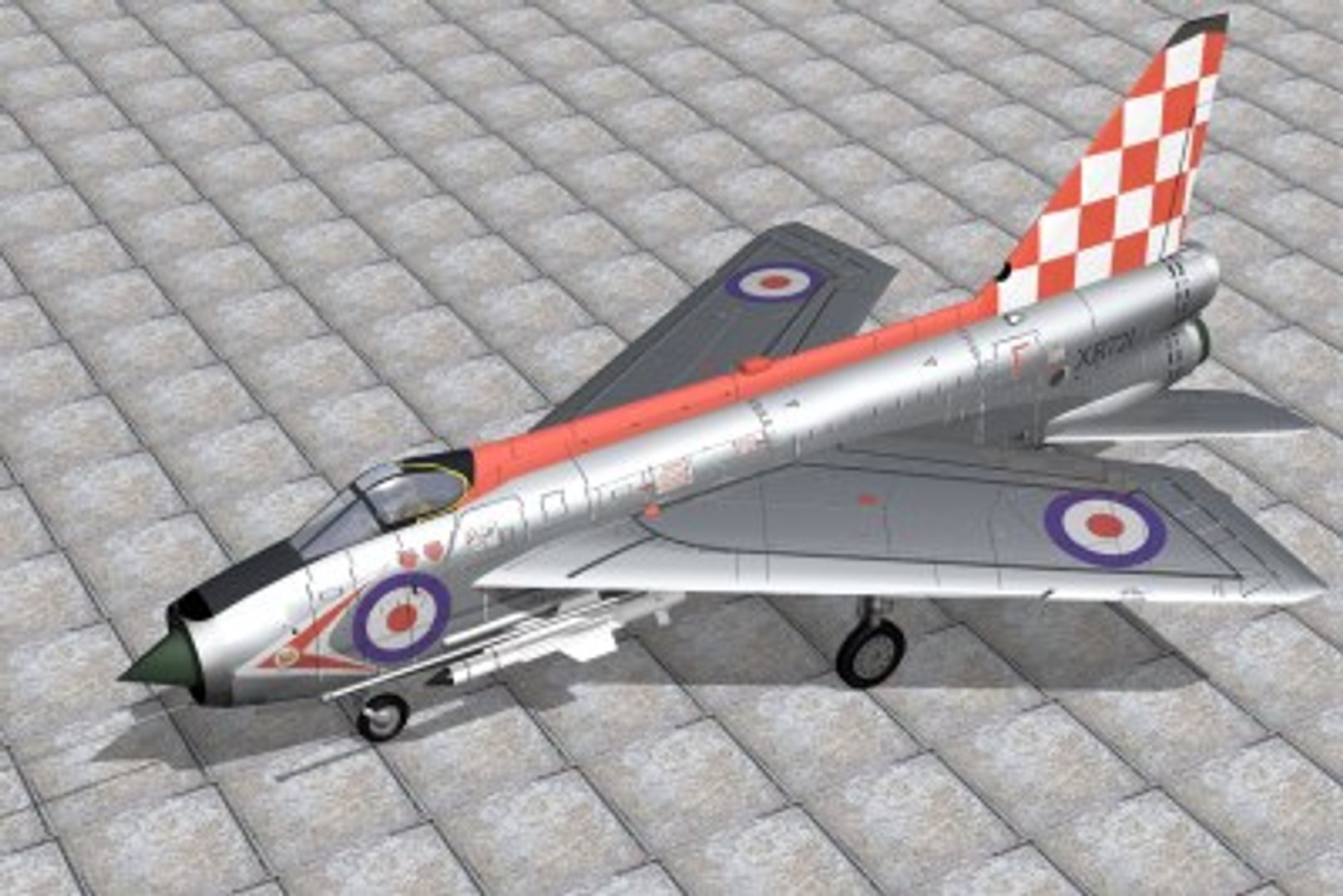 3d model english electric lightning