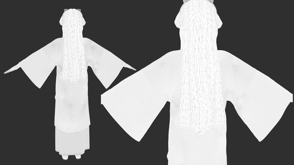 modelo 3d Mujer hermosa hada china antigua - TurboSquid 2202954