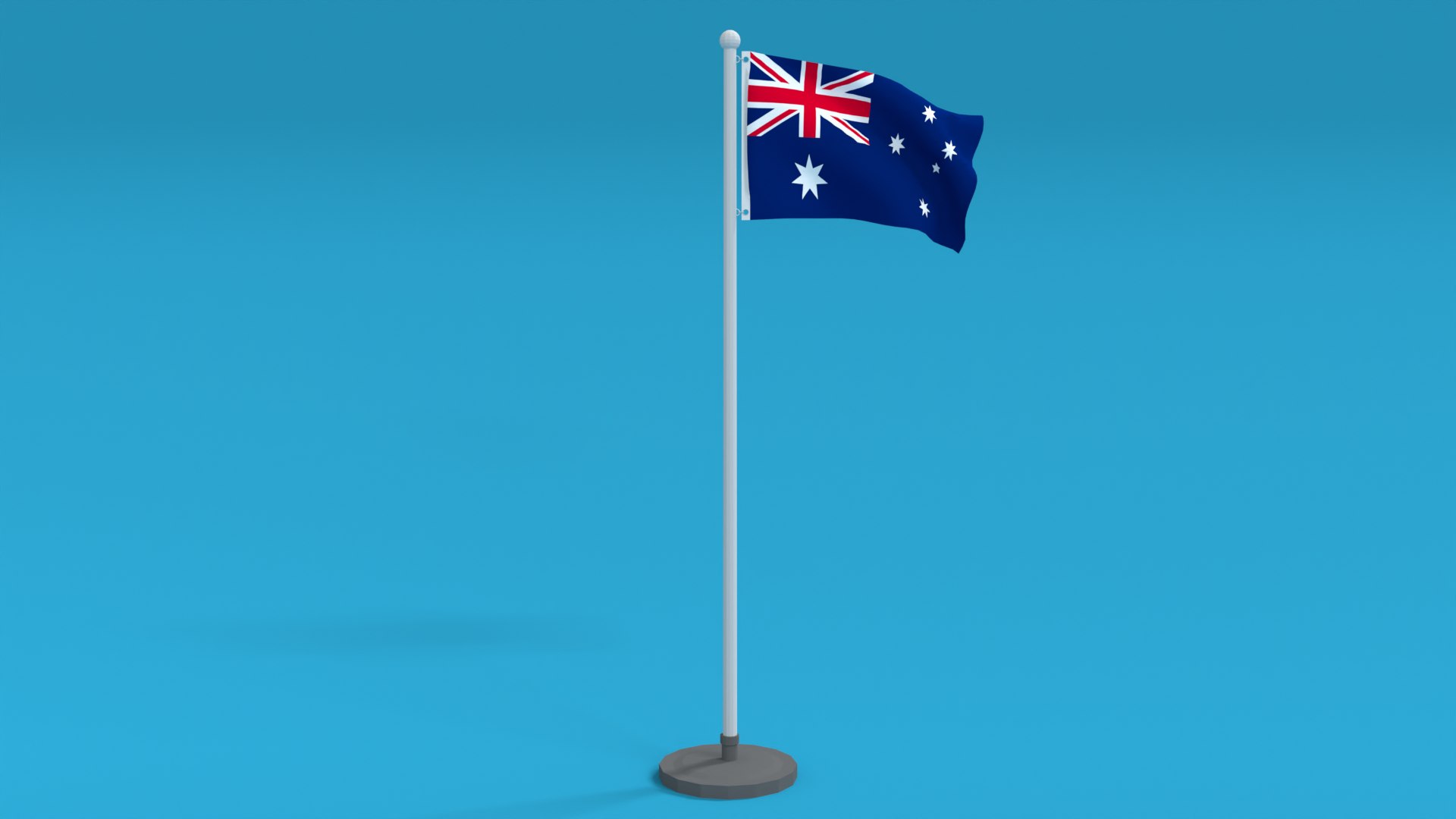 3D Low Poly Seamless Animated Australia Flag - TurboSquid 1811245