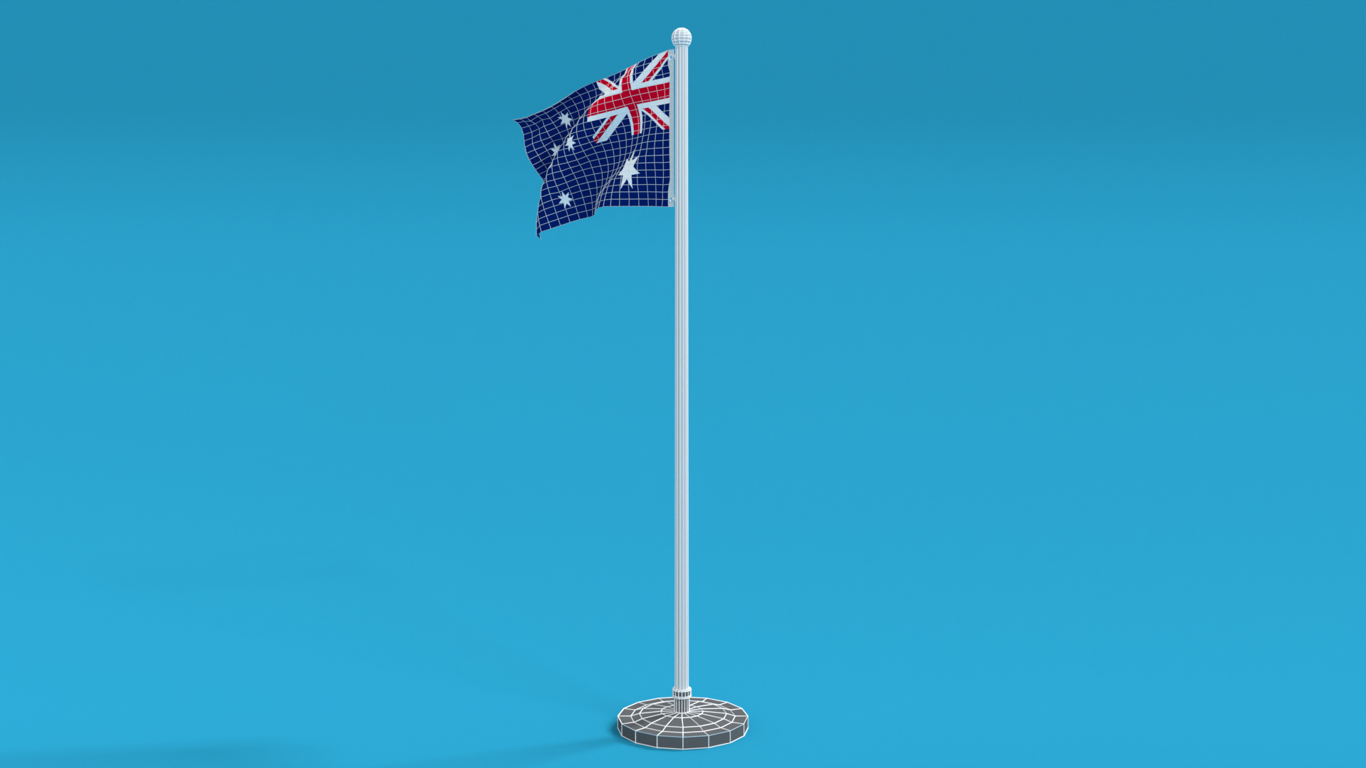 3D Low Poly Seamless Animated Australia Flag - TurboSquid 1811245
