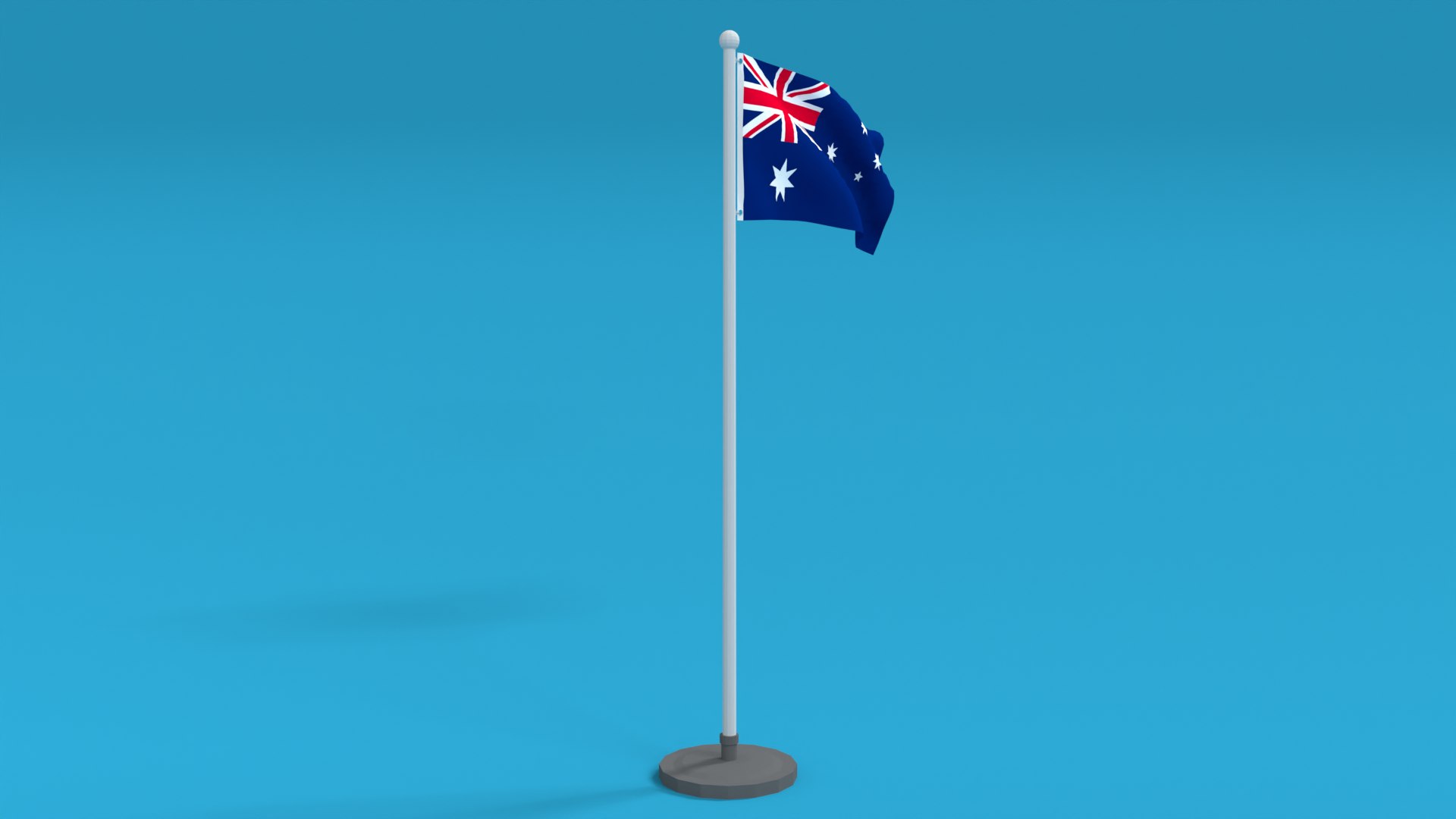 3D Low Poly Seamless Animated Australia Flag - TurboSquid 1811245