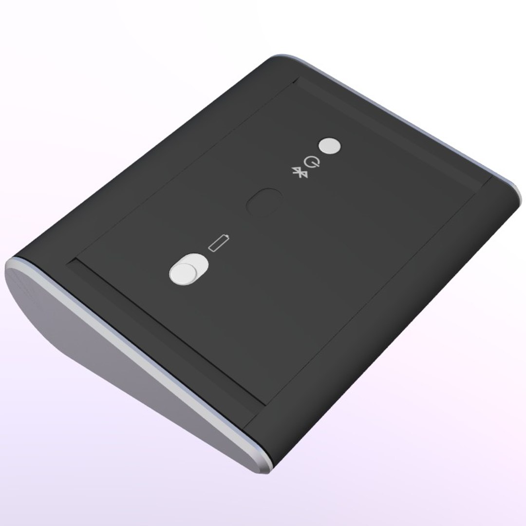 3d model microsoft wedge mouse