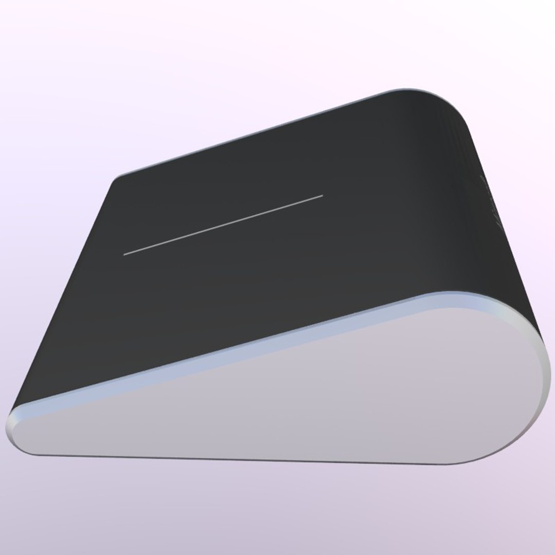 3d model microsoft wedge mouse